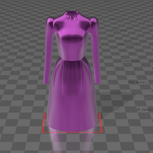 STL file Dress Mannequin Fashion 3D 6 👗 ・Template to download and 3D ...
