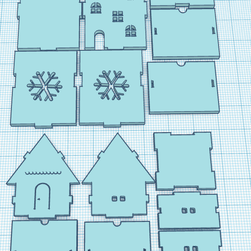 Archivo STL Christmas Houses / Casas Navideñas 🎄 ・Plan imprimible en 3D para descargar・Cults
