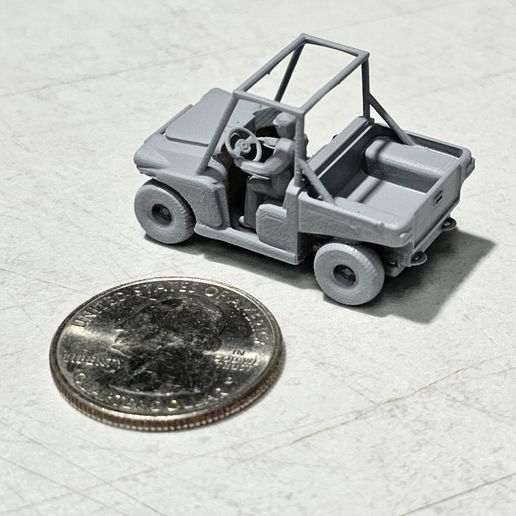 🚗 HO Scale "Side By Side" ATV / Utility Vehicle・ STL File for ・Cults