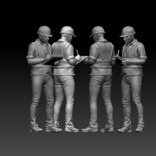 👷 Worker・ STL File for 3D printing・Cults