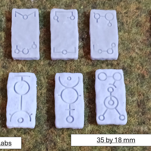 🎲 Necron, Blackstone Slab for detailing and basing・ 3D File for 3D ...