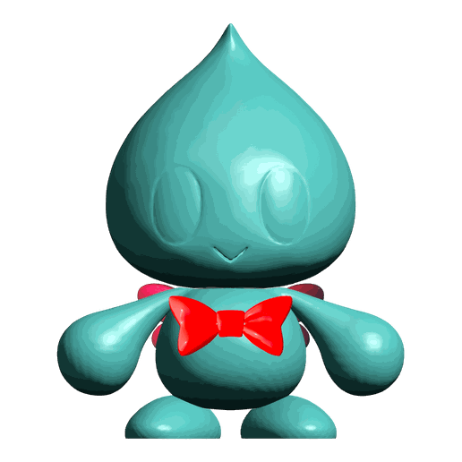 🧀 Cheese Chao 3D Print Model – Sonic Universe Companion 🧀・ OBJ File for ...