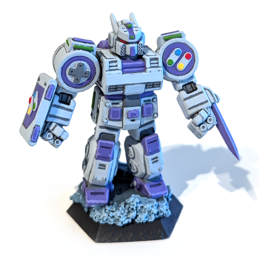 STL file Super Phantom Commander - Retro Gaming 3D Printable Royalty ...