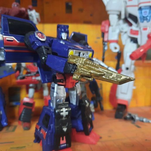 🤖 Transformers Legacy Star Raider Cannonball blade hand・ STL File for ...
