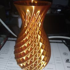 3D printer Double twist vase (Vase No. 5) • made with elegoo neptune 4 max・Cults