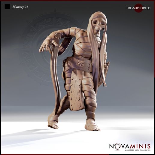 🪦 Mors Mihi Lucrum: Tomb of the Mummy [Pack]・ 3D File for ・Cults