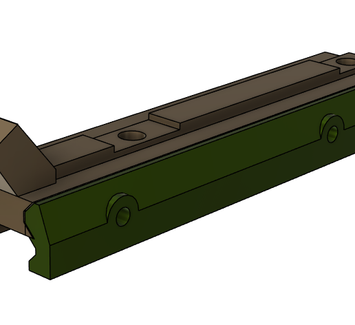 🔧 GHK AUG Rail + Picatinny adapter・Free 3D File for 3D printing・Cults