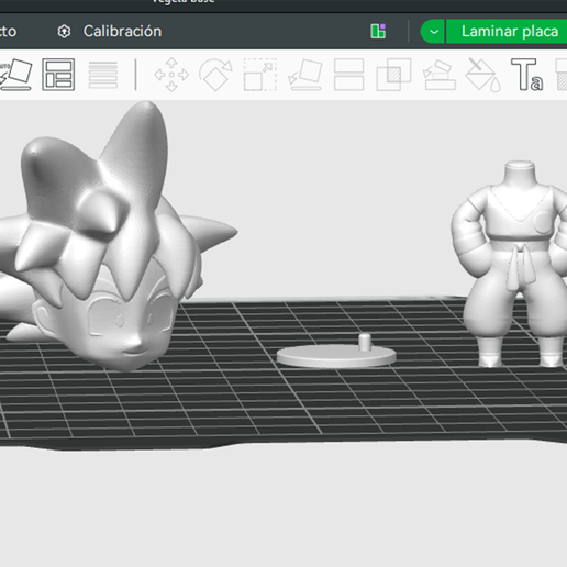 👾 GOKU Chibi - Figure in 3 Pieces (Easy Assembly & Print ...
