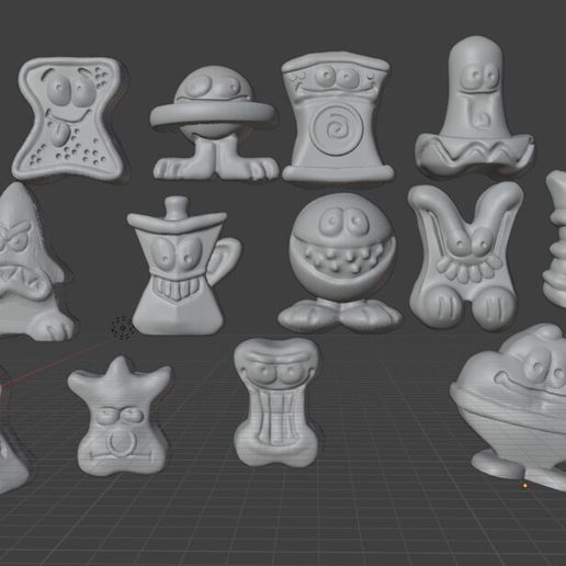 🦸 GOGOS 90s Style Pack 3・ STL File for 3D printing・Cults
