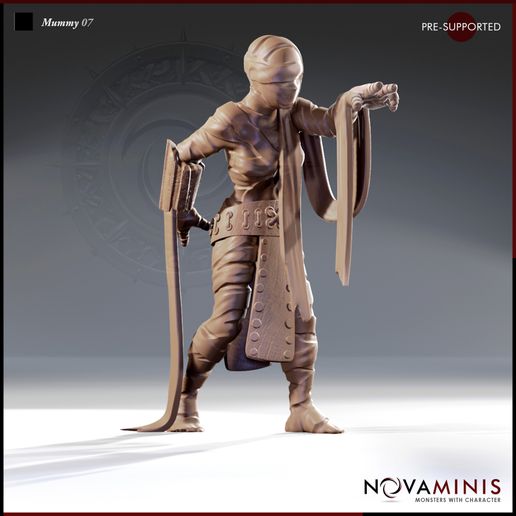 🪦 Mors Mihi Lucrum: Tomb of the Mummy [Pack]・ 3D File for ・Cults