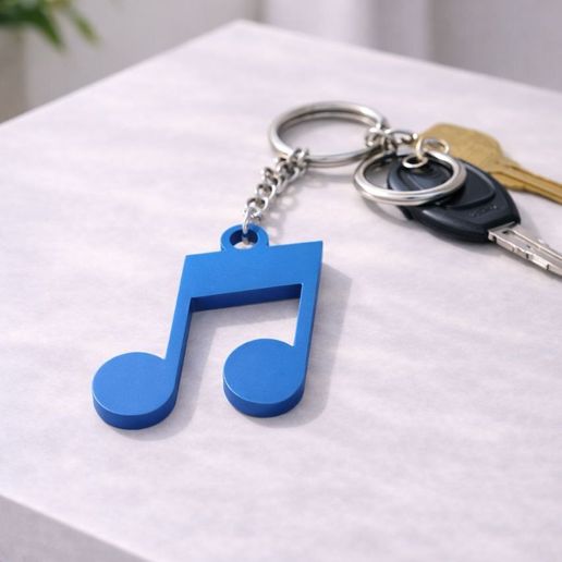 💎 Musical Note Pendant・ STL File for 3D printing・Cults