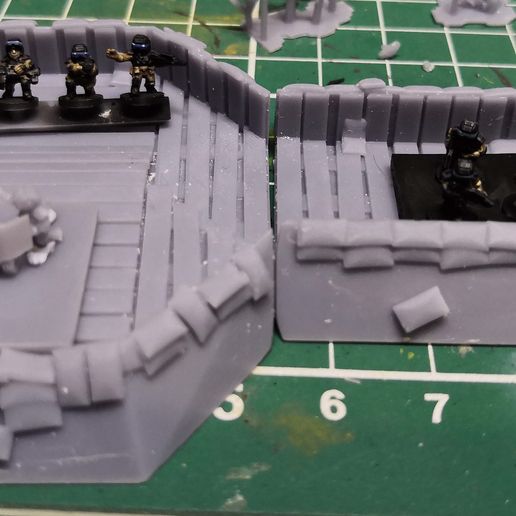 🎲 Epic Scale Trench pieces・ 3D File for ・Cults