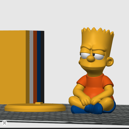 👾 Bart Simpson・Archivo STL Gratis para Impresión 3D・Cults