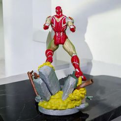 3D printable Wicked Marvel Avengers Iron man 3d Sculpture: STL ready ...