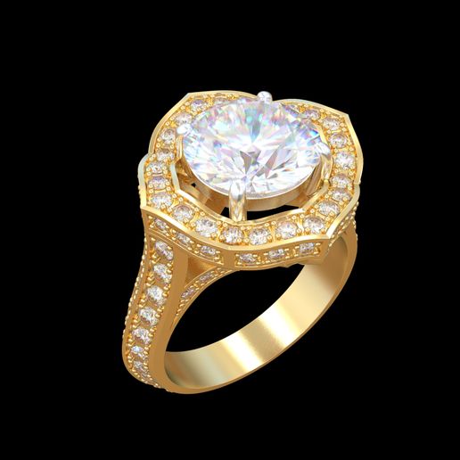 Файл 3D Кольцо R078 🦏 ・Дизайн 3D-печати для загрузки3D・Cults