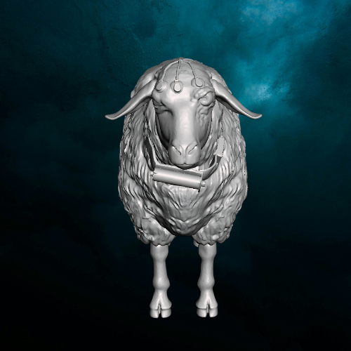 👽 Alien Earth T.Ocellus Sheep・ 3D File for 3D printing・Cults