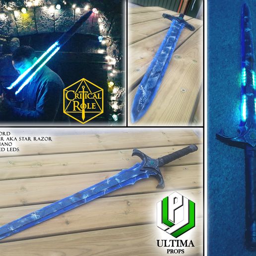 ⭐ Fjord Star Razor / Dwueth'var・ 3D File for ・Cults