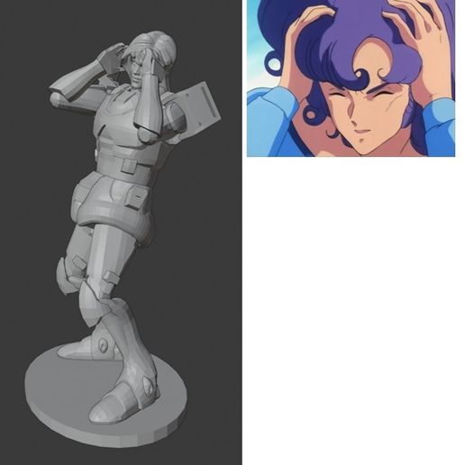 Robotech Masters - Zor Armor - 5 poses - Southern Cross・ STL File for ...