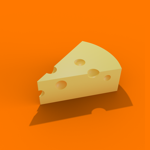 🧀 cheese・ STL File for 3D printing・Cults