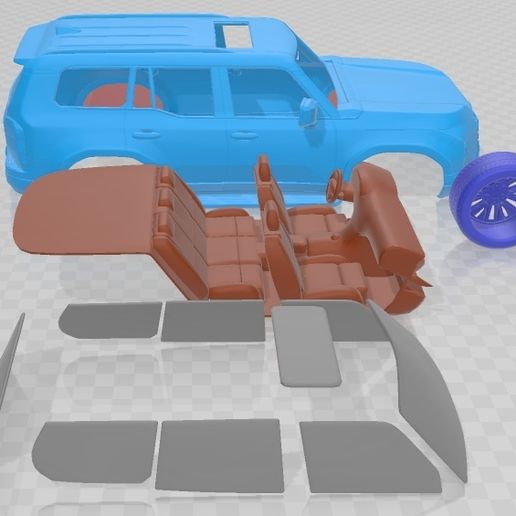 🚗 Lexus GX 2024 Printable Car・ 3D File for 3D printing・Cults