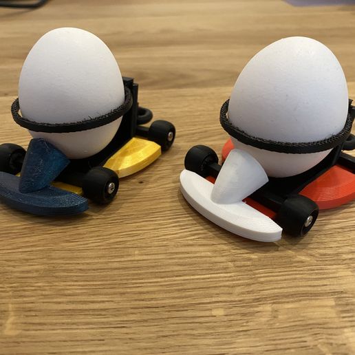 🥚 Egg Racers・ STL File for 3D printing・Cults
