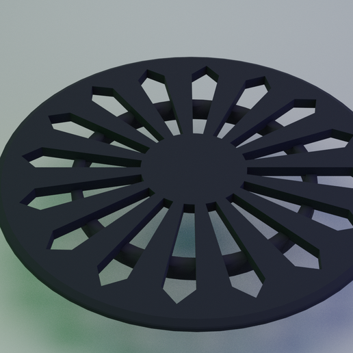 🌳 Simple Drain Cover (Terrace)・Free STL File for 3D printing・Cults