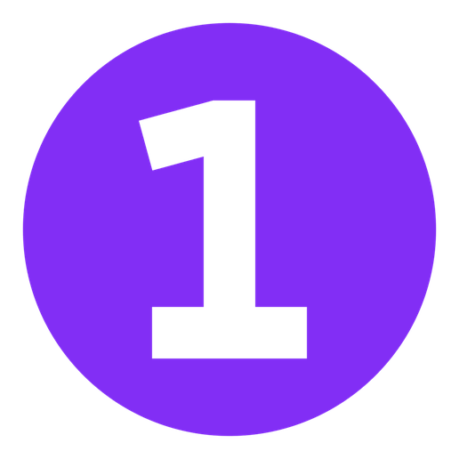 🟣 circle number 1 STL and SVG・Free STL File for 3D printing and CNC ...