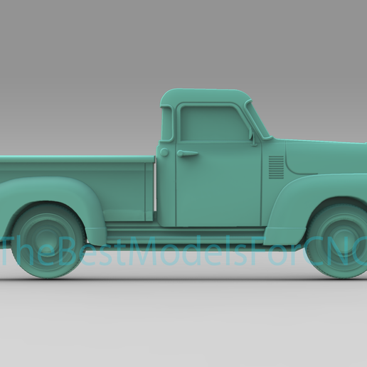 📁 3D Model STL File for CNC Router Laser & 3D Printer Gmc Pickup Truck ...