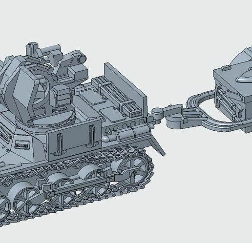 🦬 Panzer I Pack・Free 3D File for ・Cults