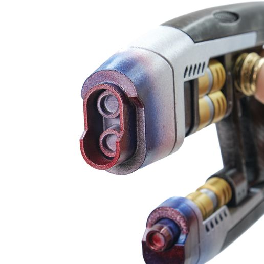 ⭐ Star Lord Blaster Quad Blasters Marvel Gun Weapon・ STL File for 3D ...