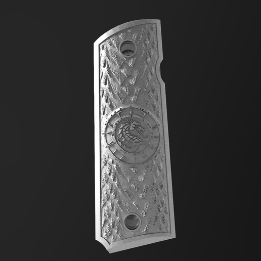 🛡️ HYBRID AR15 / COLT 1911 CLASSIC PANELS GRIP DRACONIC SHIELD・ 3D File ...