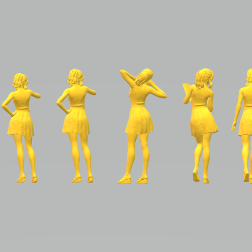 👨 pack women・ STL File for 3D printing・Cults