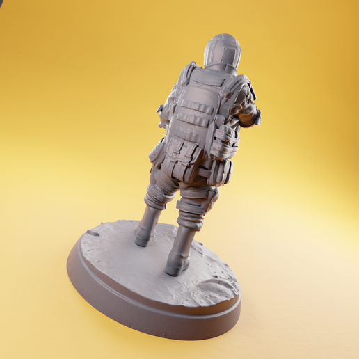 🎲 STALKERS BOARD GAME: Taras 4 Poses Pack・ STL File for 3D printing・Cults