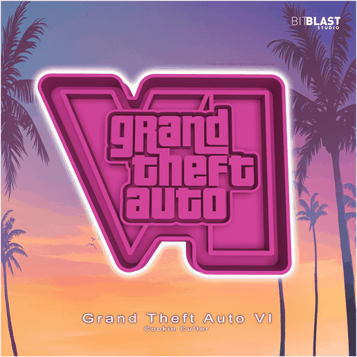 🍪 GTA VI Cookie Cutter・ STL File for 3D printing・Cults