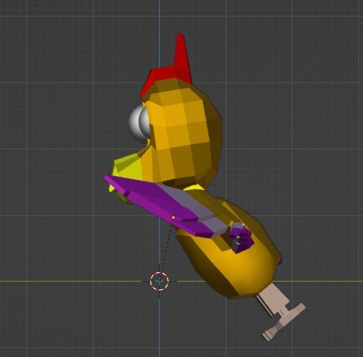 OBJ file Pajaro 🦸 ・3D printable model to download・Cults