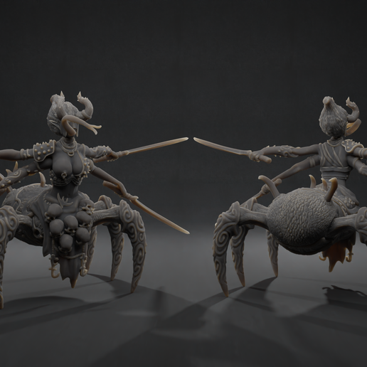 🕷️ Spider demons・ 3D File for ・Cults
