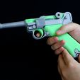 STL file toys gun Luger P08・3D printing template to download・Cults