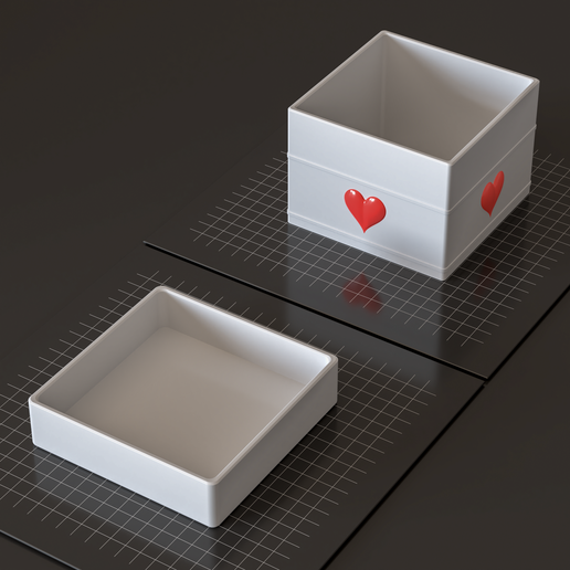STL file VALENTINE'S DAY BOX Print In Place 📦 (3MF)・3D printer design ...