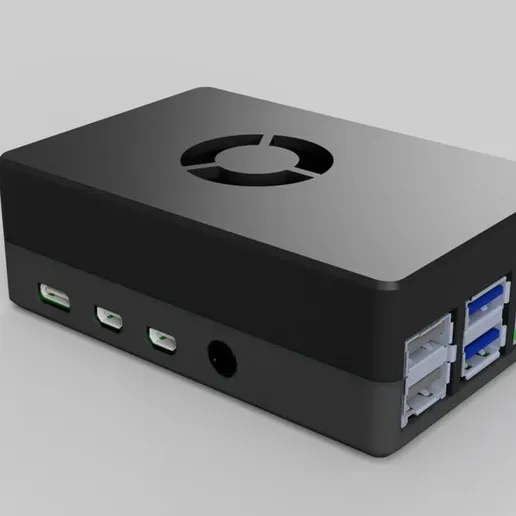 🔌 Raspberry Pi 4B Case STEP/CAD Files download・ STL File for 3D ...
