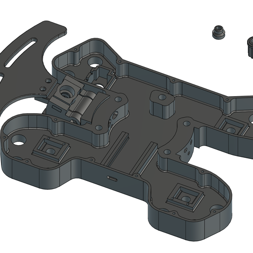 🛞 FFB steering wheel button box・ 3MF File for 3D printing・Cults