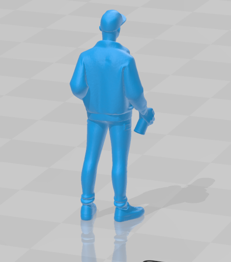 🧑‍🎨 Figure 1/64 - Young Graffiti Artist Relax (STL for Dioramas and ...