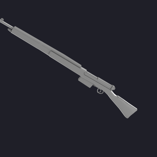 🔫 Mondragón rifle (1908) 3D MODEL・ 3D File for 3D printing・Cults