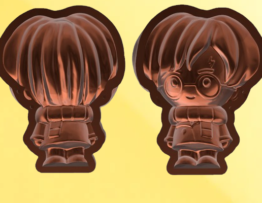 🪔 mold harry potter・Archivo STL para Impresión 3D・Cults