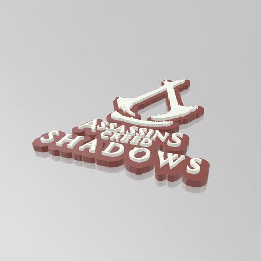 🏢 ASSASSINS CREED SHADOWS LOGO・ STL File for 3D printing and CNC ...