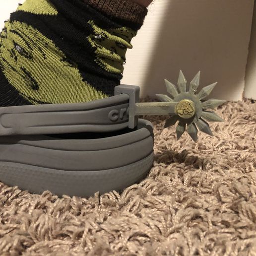 🤠 print in place Croc Spurs・Free STL File for 3D printing・Cults