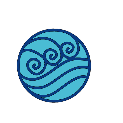 🚰 Avatar water tribe logo・ STL File for 3D printing・Cults