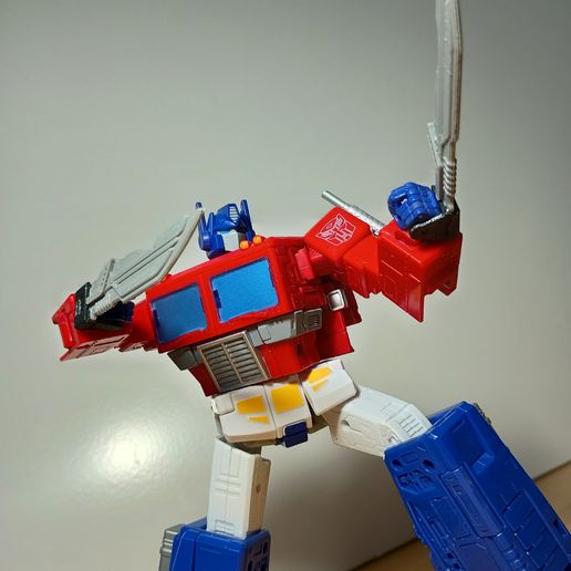 🤖 Transformers SS86 Optimus Prime Energon Energon Hand Weapons (MPG-17 ...