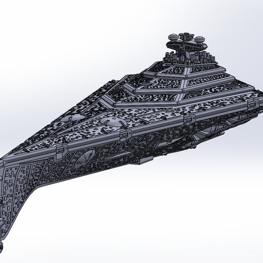 ⭐ Eclipse Star Destroyer 2・Free STL File for 3D printing・Cults
