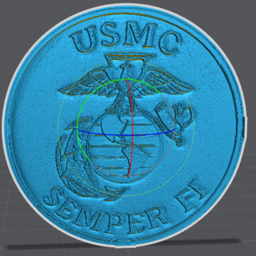 🪙 SEMPER FI USMC COIN TOKEN WALL ART・ STL File for 3D printing・Cults