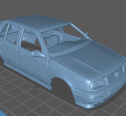 🚗 VW Jetta VR6 Fully Printable Model・ STL File for 3D printing・Cults